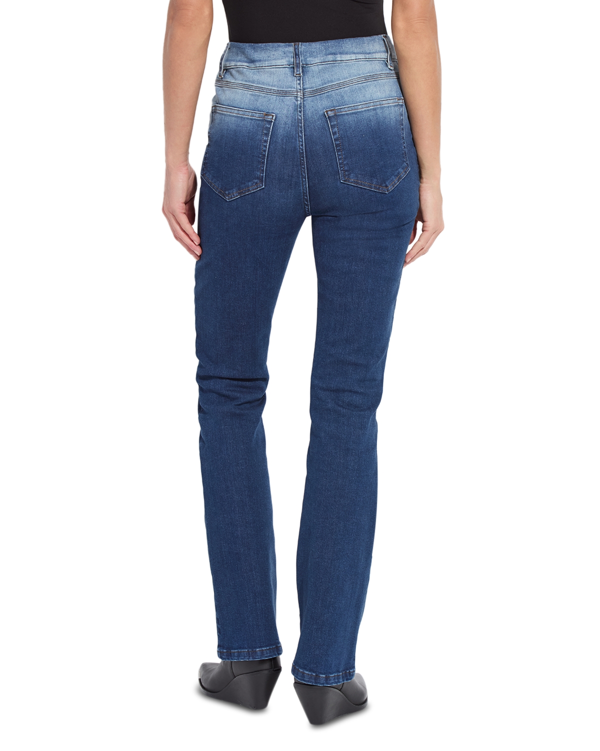 LYSSÉ Lianna High-Rise Flare Leg Denim Jeans